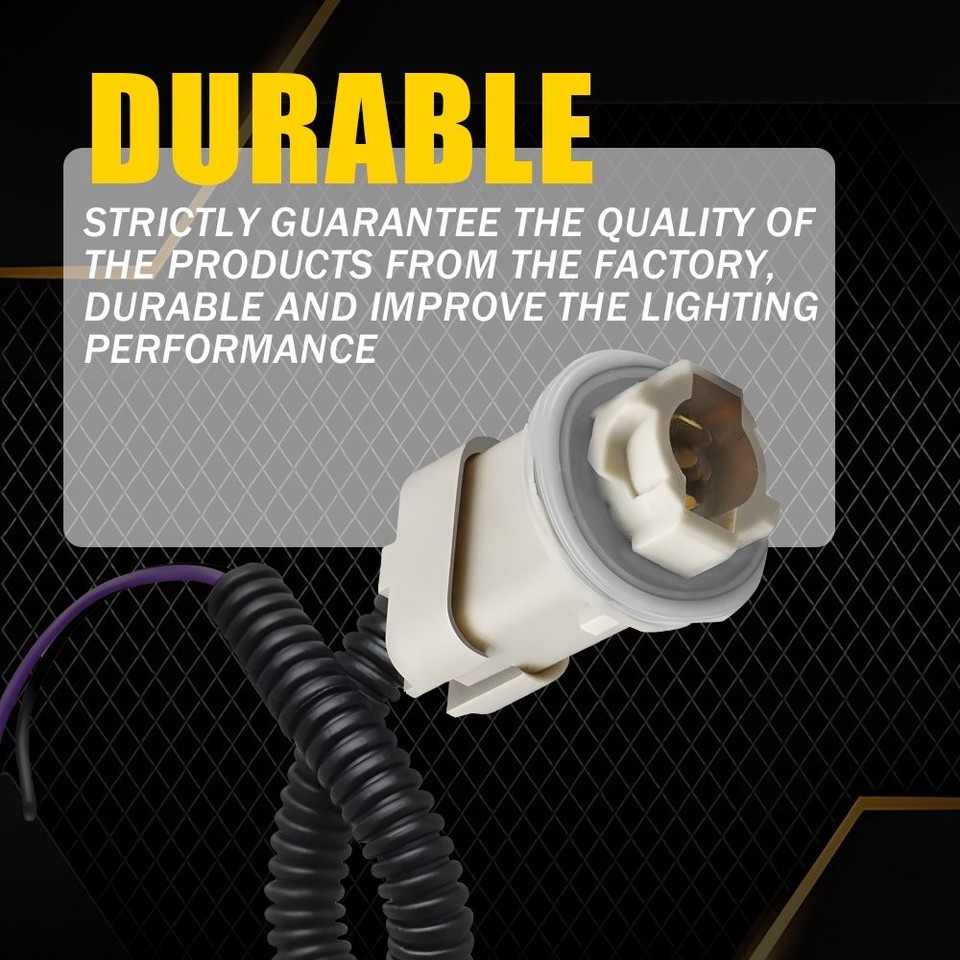 Wire Pigtail Socket Female Plate License For Light Ford F Duty Super ...