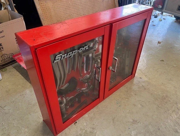 Snap On Master Interchangeable Puller Set w Tool Board Wall Cabinet ...