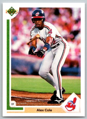 1991 UPPER DECK ALEX COLE CLEVELAND INDIANS #654 | eBay