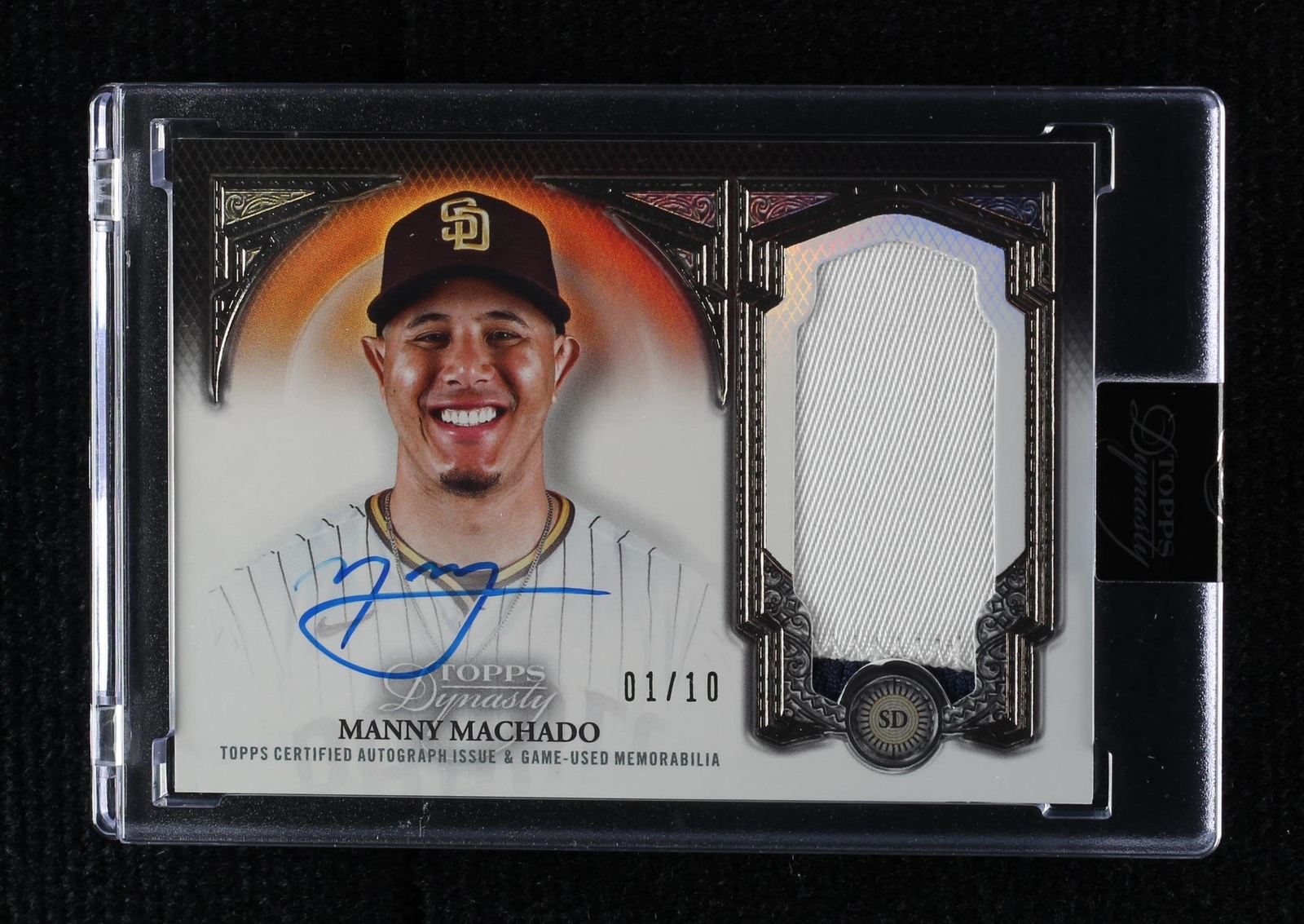 2023 Topps Dynasty - Autographed Patch #DAP-MM1 Manny Machado /10 (AU ...