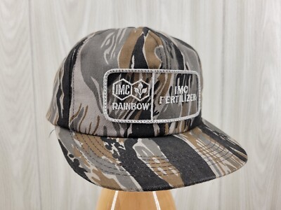 IMC Rainbow Fertilizer Hat Vintage Farm Hat Camo Hunting #2 | eBay