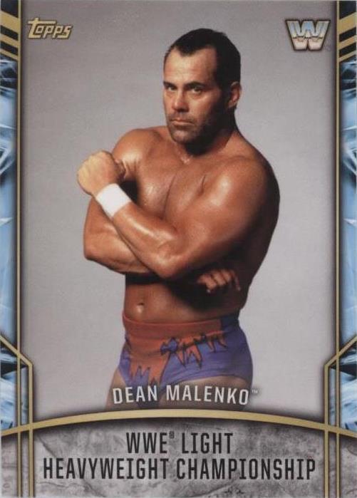 2017 Topps Legends of the WWE - Retired Championships Dean Malenko #17 ...