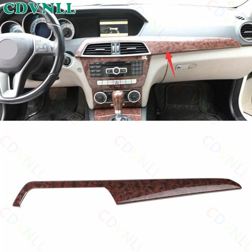 For Benz C-Class W204 2010-2014 Agate Wood Middle Console Dashboard ...