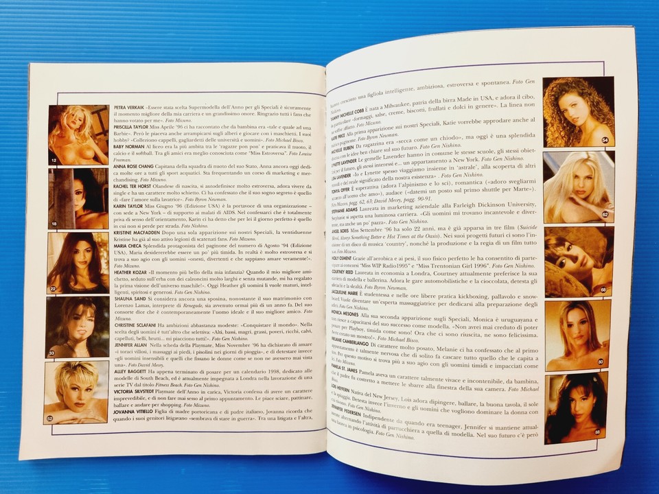 RARO PLAYBOY ITALY LINGERIE 19 - 1998 PETRA VERKAIK-SCLAFANI-SILVSTEDT ...