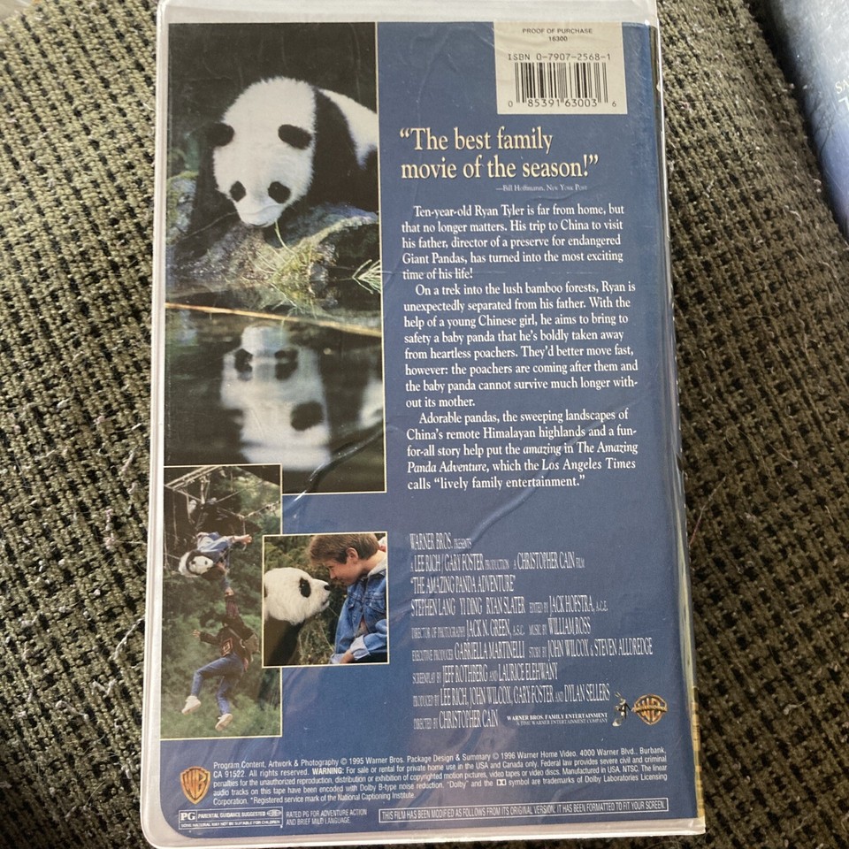 The Amazing Panda Adventure (VHS, -1995) Case Vintage Movie Film | eBay