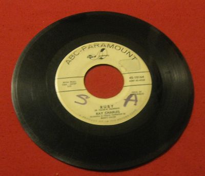 RAY CHARLES "RUBY" RARE W/L PROMO ABC-PARAMOUNT 10164 LQQQK! | eBay