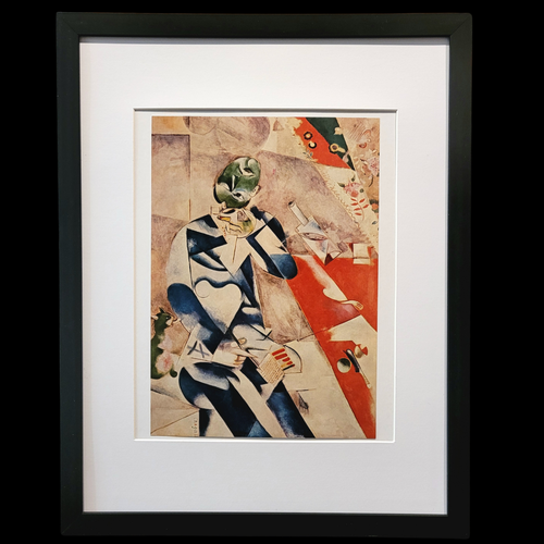 Marc Chagall 'The Poet' Collectible Modernism Print Framed/Matted | eBay