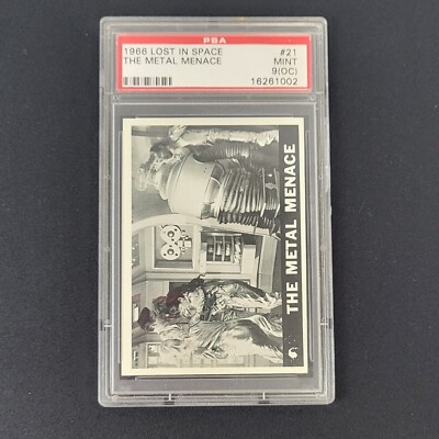 1966 Lost In Space #21 Mint PSA 9 "The Metal Menace" Robot Card | eBay
