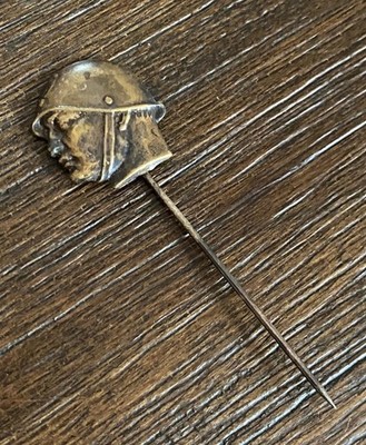 WW2 ITALIAN FASCIST Helmeted MUSSOLINI Stick Pin Excellent | eBay