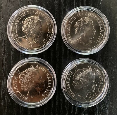 Australian 50 cent coin collection 2019 - 2020 UNC Jody Clark (JC) IRB ...