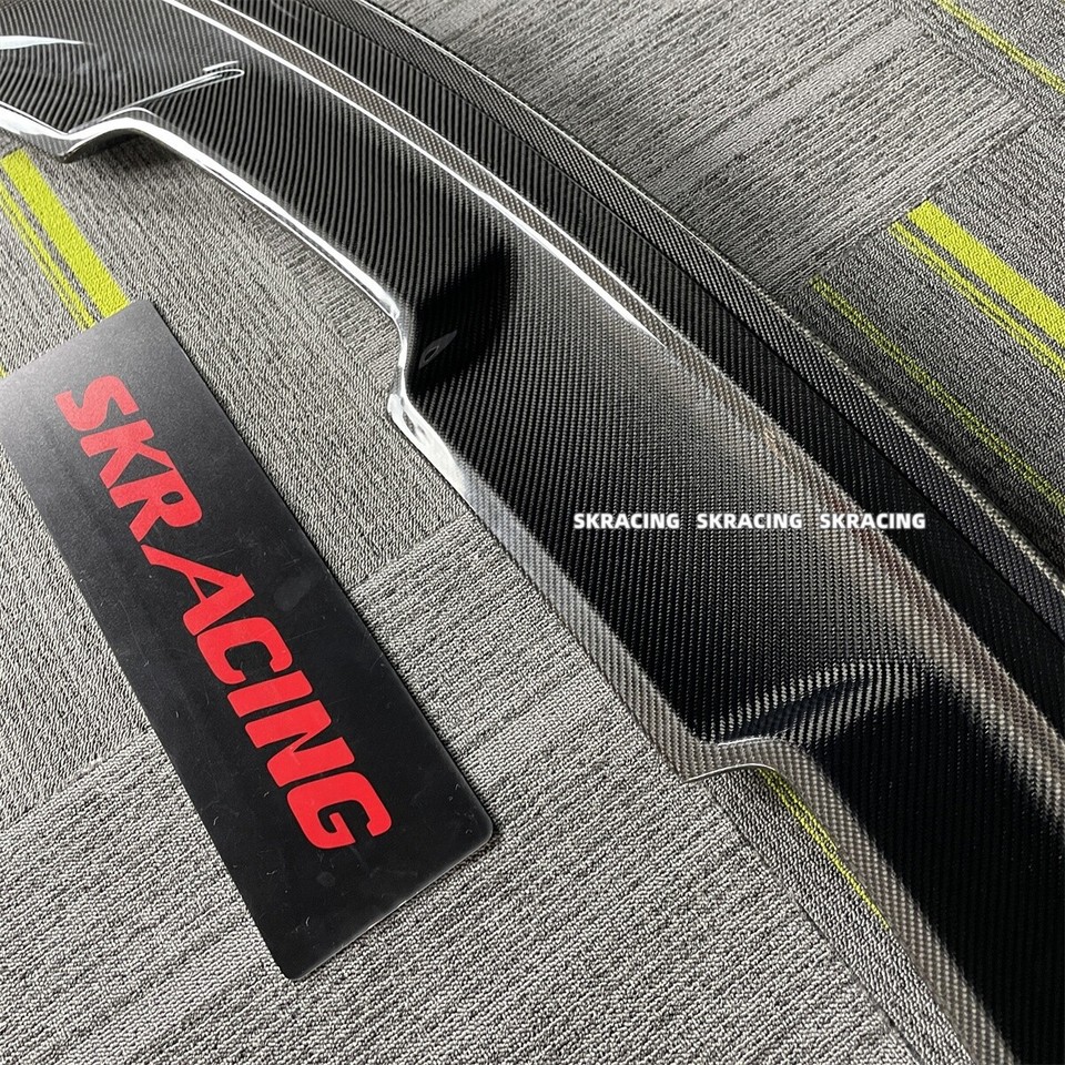 Carbon Fiber Double Layer Rear Trunk Spoiler Wing For Ford Mustang ...