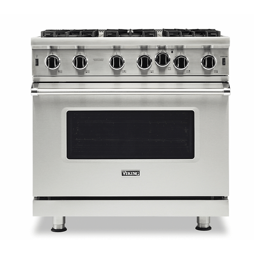 Viking 36 Inch Gas Range with 6 Open Burners BRAND NEW VGIC53626BSS | eBay