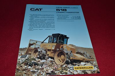 Caterpillar 518 Landfill Compactor Dealer's Brochure DCPA8 ver2 | eBay
