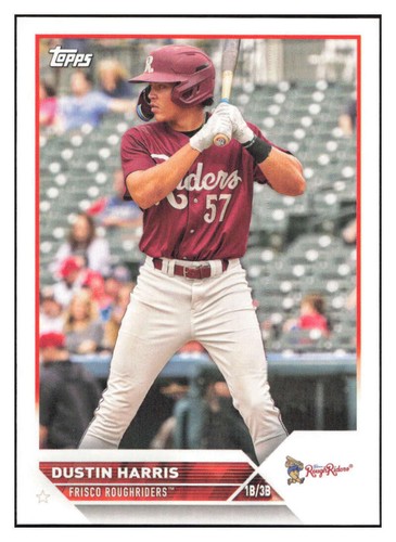 Dustin Harris RC 2023 Topps Pro Debut #PD-194 Rookie MiLB MLB ID:84055 ...