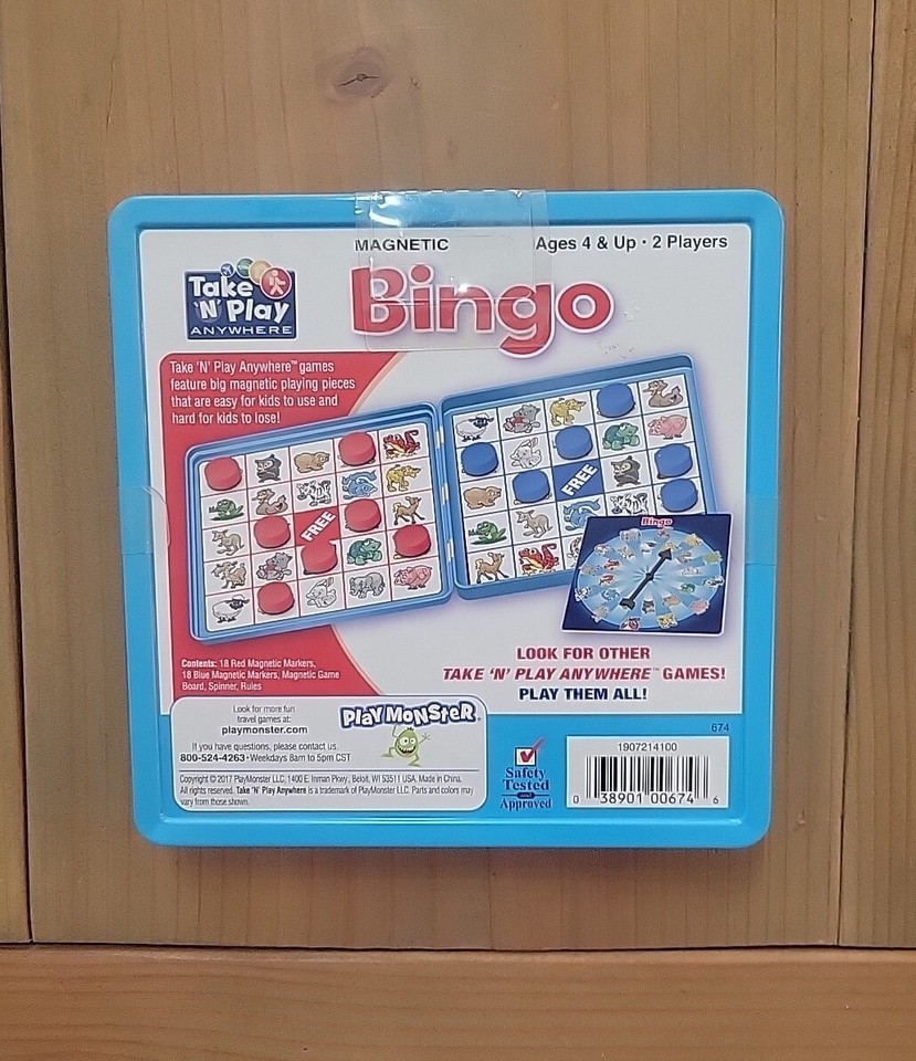 Bingo Game For Kids Family Party Ages 4 & Up Play Anywhere | eBay