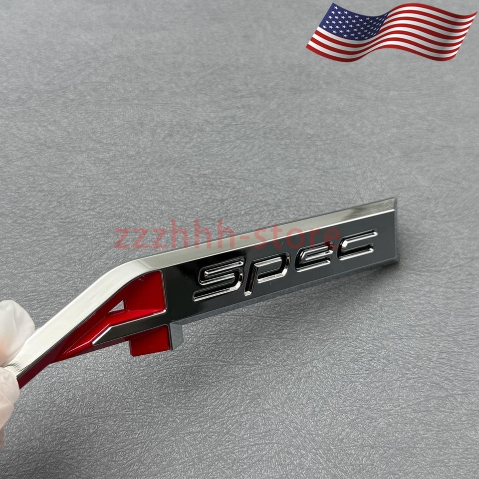 For Acura MDX RDX TLX Aspec A spec Badge Emblem Nameplate Sticker ...