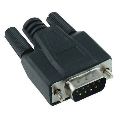 9-Way D Connector Plug Solder Lug + Screwlock Hood Cover | eBay UK