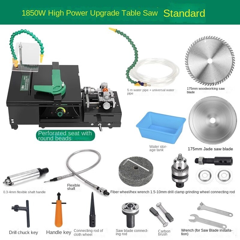 Saw Rock Lapidary Polisher Bench Buffer Machine DIY Lathe Tools | eBay