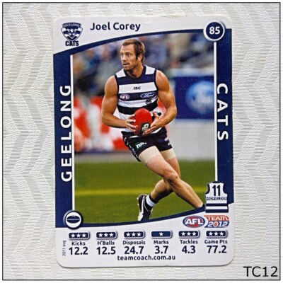 AFL Teamcoach 2012 #85 Joel Corey | eBay