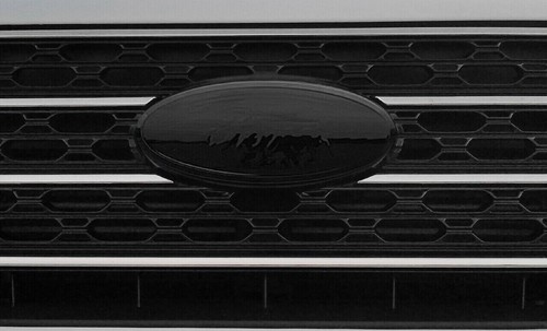 For 2020-2022 Ford Explorer Front & Rear Emblem Insert Decal Dark Smoke ...
