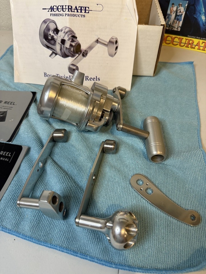 Accurate Boss 270 Magnum Twin Drag Brand With Reel Handles (Never Been ...