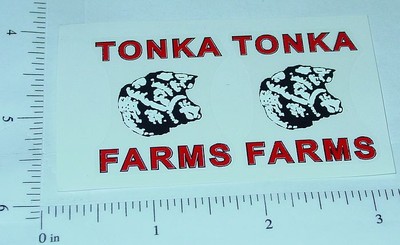 Pair Tonka 58 to 61 Farms Stake Truck Stickers TK-055 | eBay