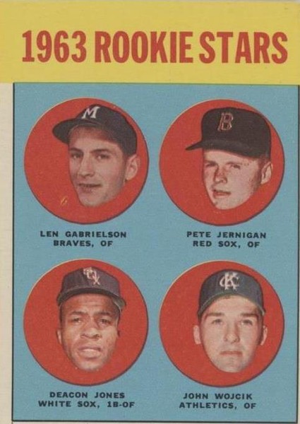1963 Topps - Rookie Stars #253 Len Gabrielson, Deacon Jones, John ...