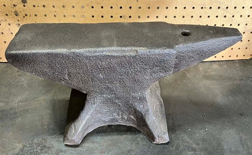 RARE Vintage SQUARE HORN German 92LB Blacksmith ANVIL | eBay