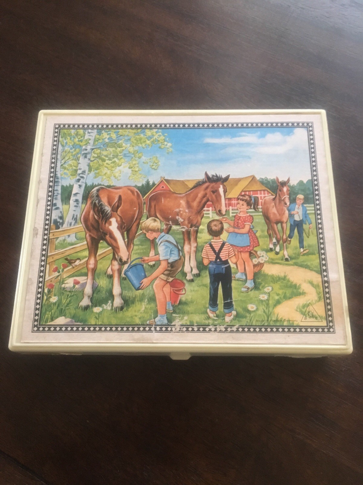 Vintage 6 Sided Block Puzzle. West Germany Hermann Eichhorn 1960s ...
