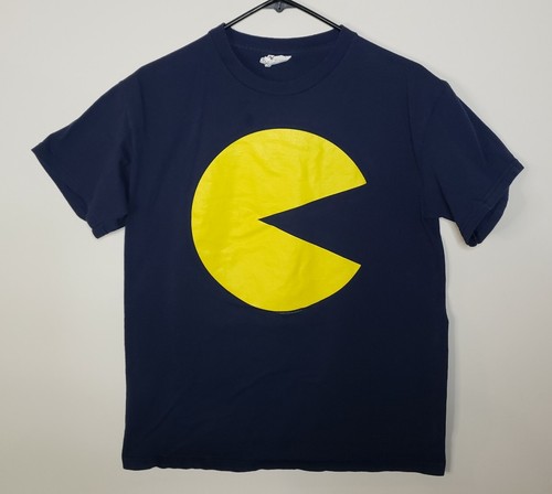Pac-Man Delta Pro Weight 100% Cotton Short Sleeve T-Shirt Mens Medium ...