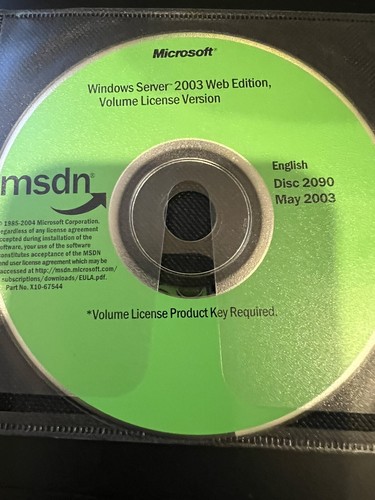 Windows Server 2003 Web Edition | eBay