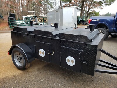 Pro Corn Roaster Chicken Flipper BBQ Smoker Trailer Food Truck Catering ...