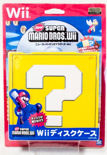 Super Mario Bros. Nintendo Block design Wii Disk Case 4 set TAKARA ...