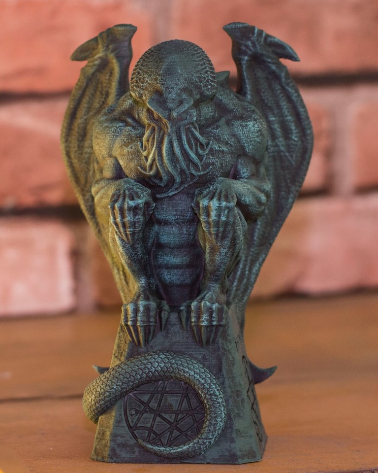 Statue of Call Of Cthulhu, Resin 6 in Figurines, Cthulhu Bust Handmade ...