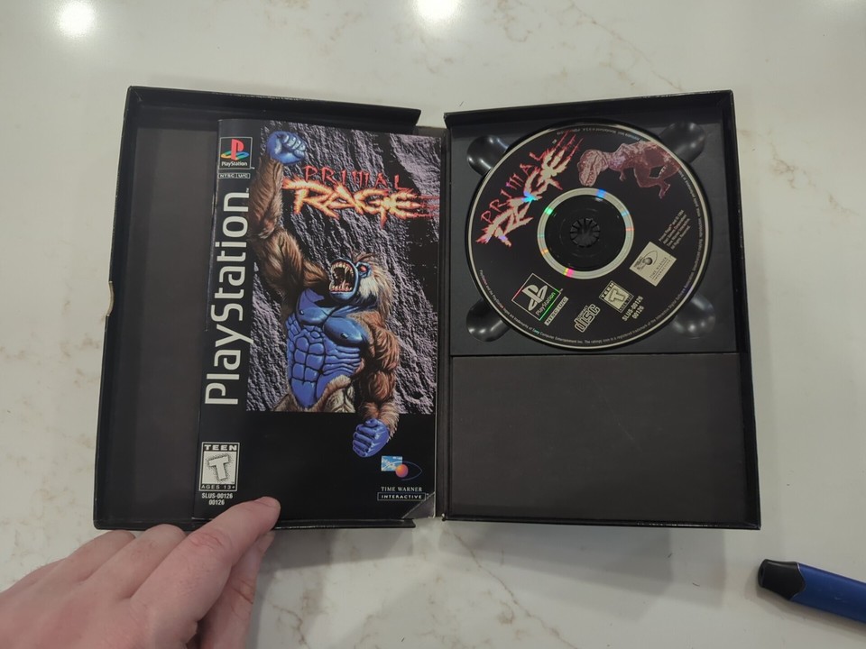 Primal Rage PS1 Long Box With Manual 31763108849 | eBay