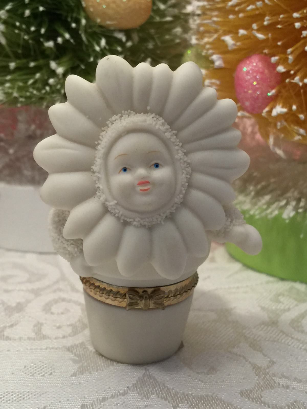 Vintage Dept 56 Snowbabies Bloom Spring Easter Figure Figurine Trinket ...