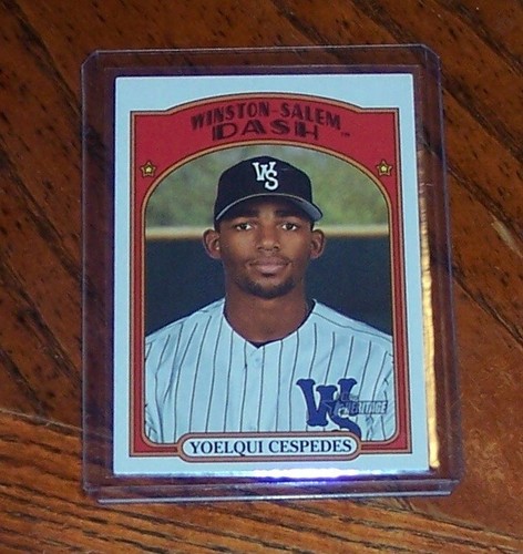 2021 Topps Heritage Minors Yoelqui Cespedes #219 SP Winston-Salem Dash ...