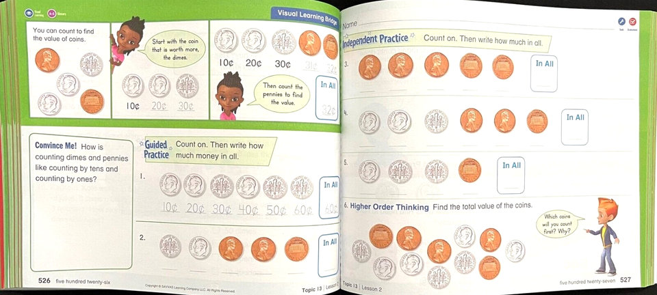 1st Grade - enVision Math (SAVVAS) - STUDENT WORKBOOK (Vol. 2) (2020 ...