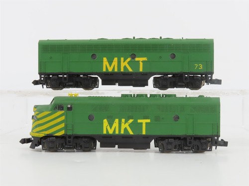 N Scale Kato MKT Missouri Kansas Texas F7 A/B Diesel Locomotive Set ...