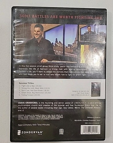Craig Groeschel - Fight - DVD Bible Study Samson Winning The Battles ...