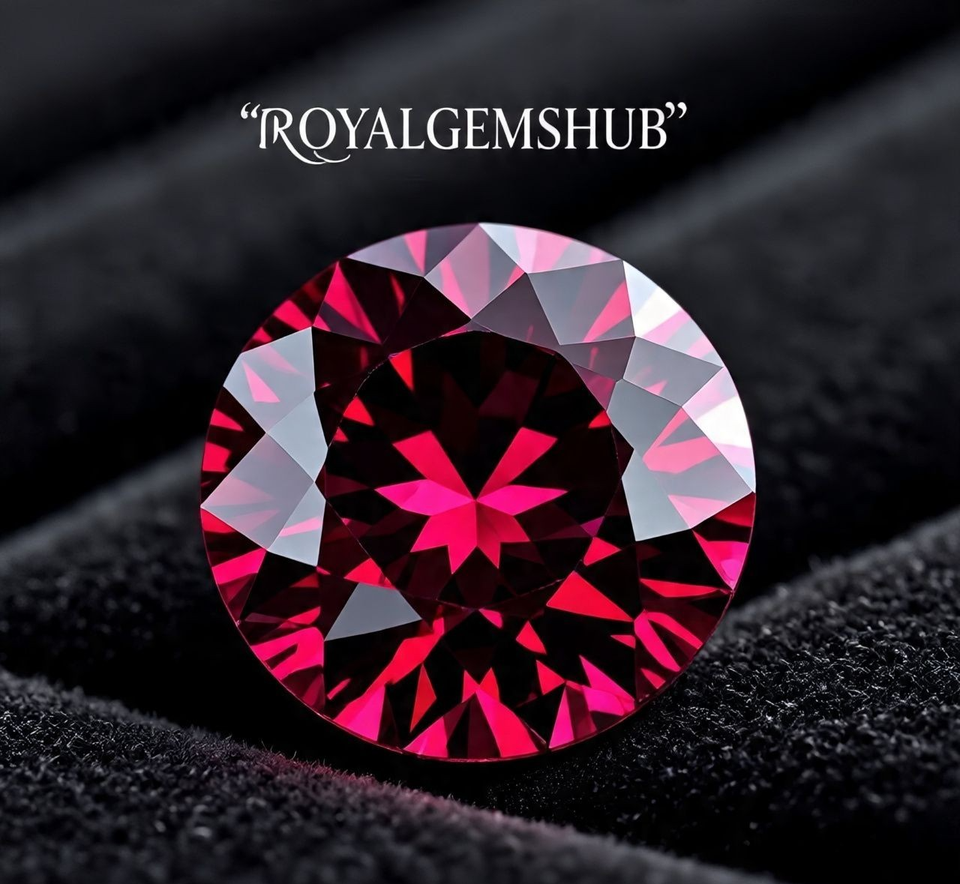 1 Ct AAA+ Natural Certified Round Cut Red Color Diamond D Grade VVS1 | eBay