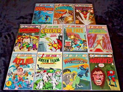 1ST ISSUE SPECIAL 1 2 3 5 6 7 9 10 11 12 13 DC COMICS 1975 LOT MISSING ...