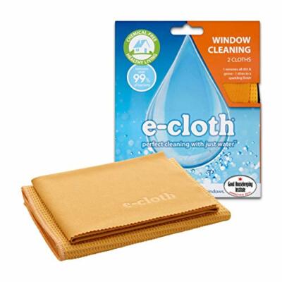 E-Cloth 2 Cloths. Premium Microfibre. Cleans Windows, Glass and Mirrors ...