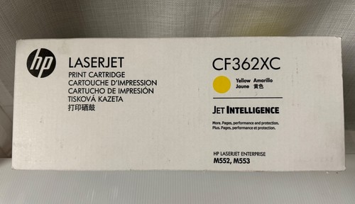 Genuine HP 508X (CF362XC) Yellow Toner for HP LaserJet M552, M577 - New ...