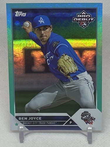 2023 Topps Pro Debut Ben Joyce Green Foil Parallel #/75 Angels Trash ...