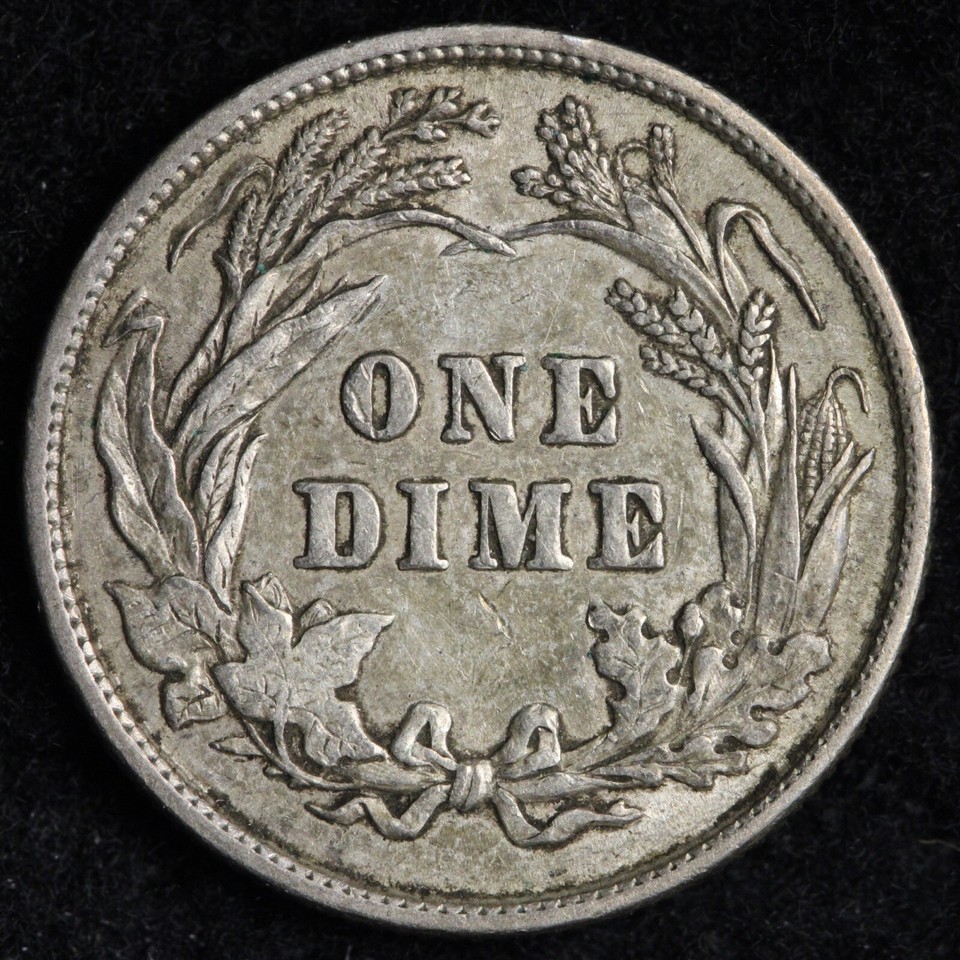1898 Barber Silver Dime CHOICE AU E314 QAEH | eBay