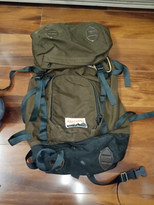 Alpenlite Vintage Hiking Camping Backpack Brown Ventura California 70s ...