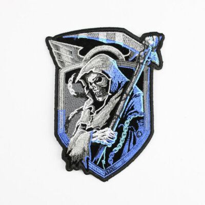 Biker Motorrad Angel Of Death Grim Reaper Sensenmann Aufbügler Aufnäher Patch | eBay.de