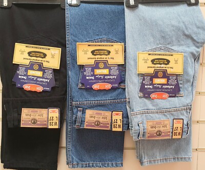 AZTEC MENS EXTRA SHORT 27 INCH LEG REGULAR FIT ZIP FLY JEAN - STONE ...