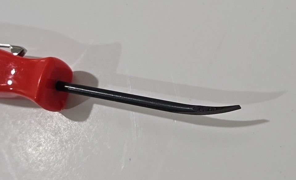 2X Red Snap on tools Promo PRY BAR screwdrivers per order pocket Clip ...